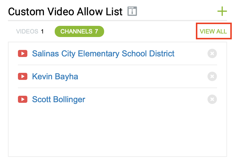 Lightspeed Filter - Internet Access - Video Rules