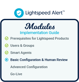 Setup Admin Roles for Lightspeed Alert