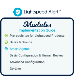 Validate Smart Agent installation for Lightspeed Alert