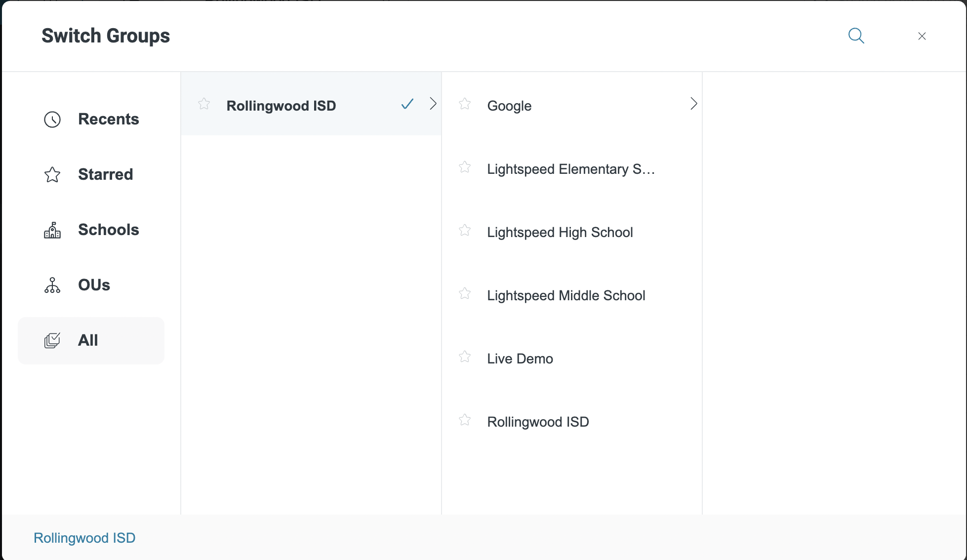 Setup Default Policy for Lightspeed Filter